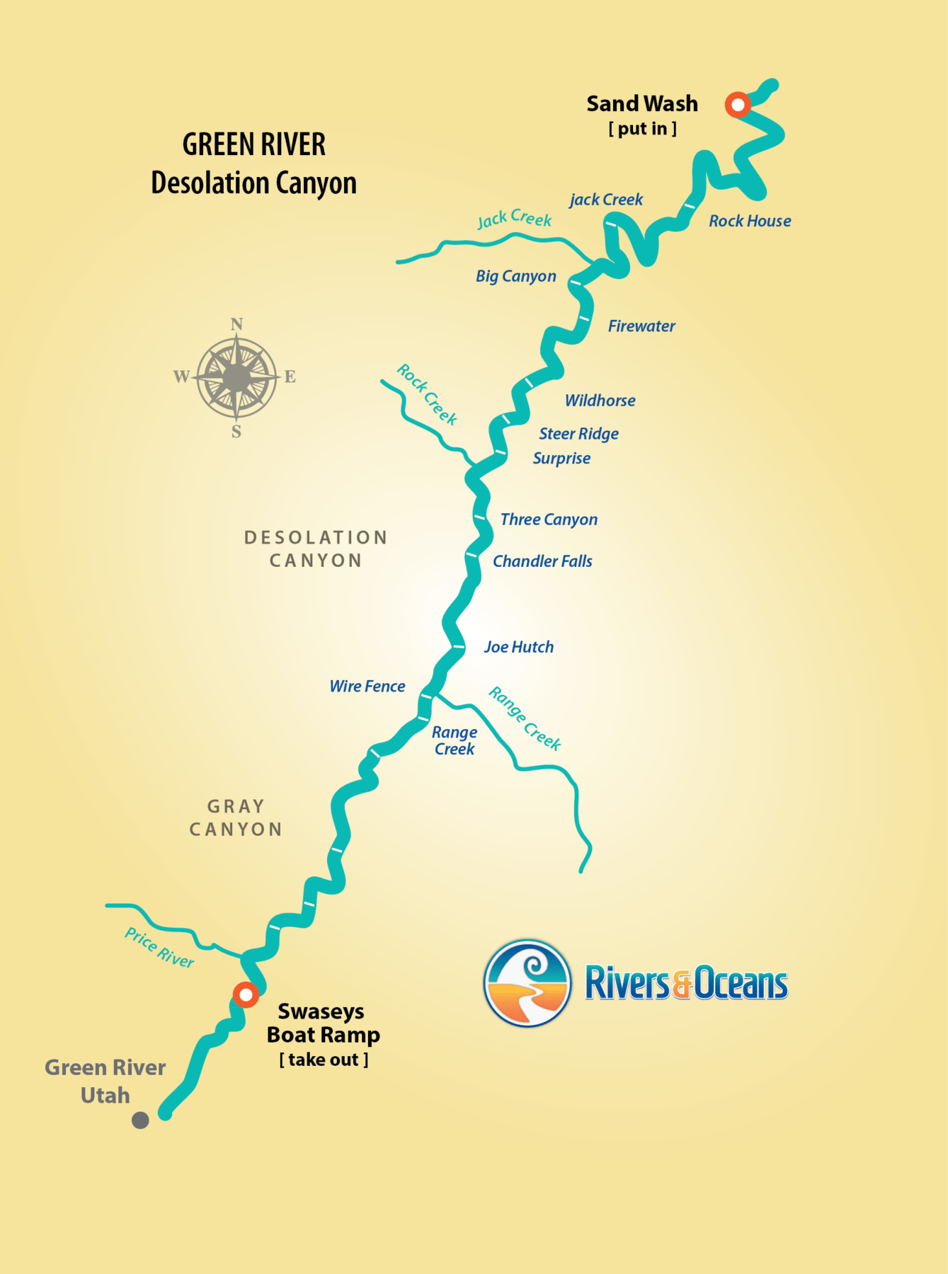 Desolation Canyon Rafting - Green River, Utah | Rivers & Oceans